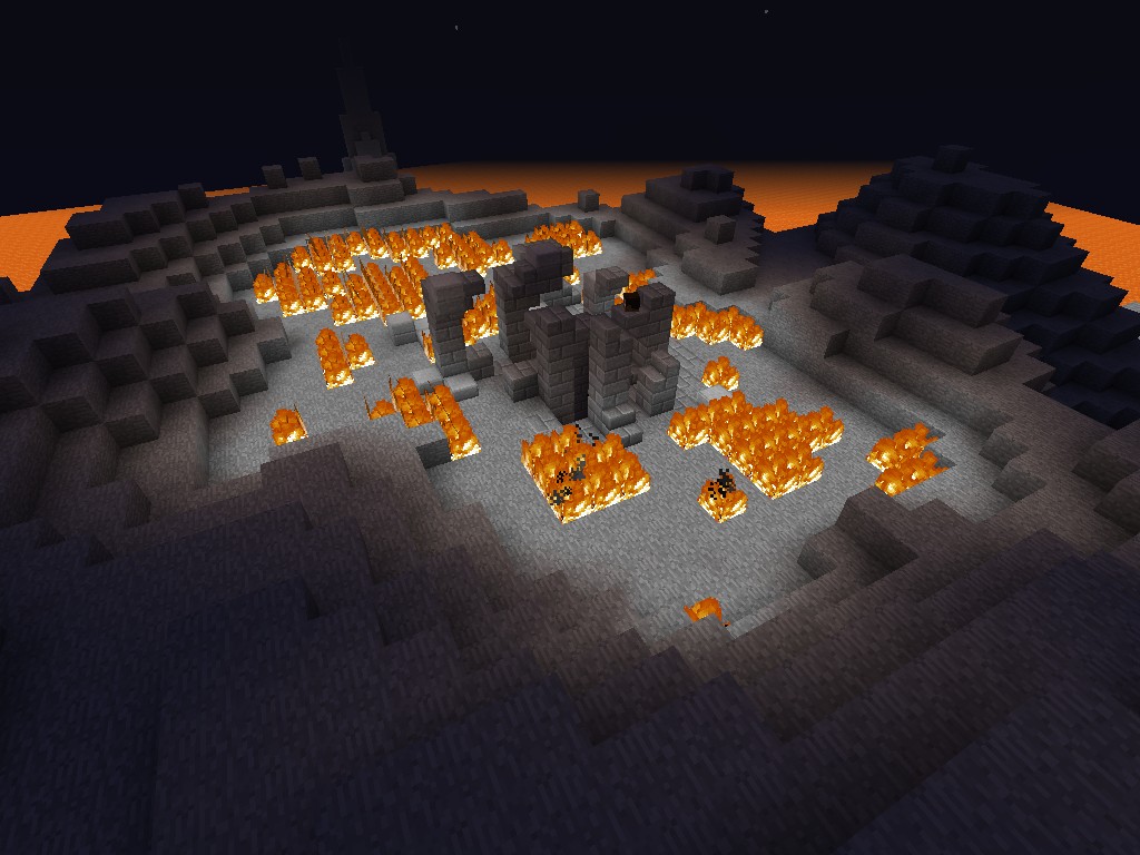 Lava lands survival Minecraft Map