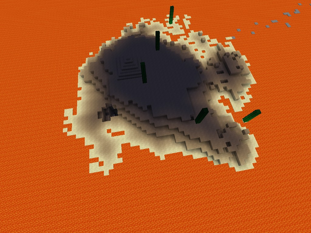 Lava lands survival Minecraft Map