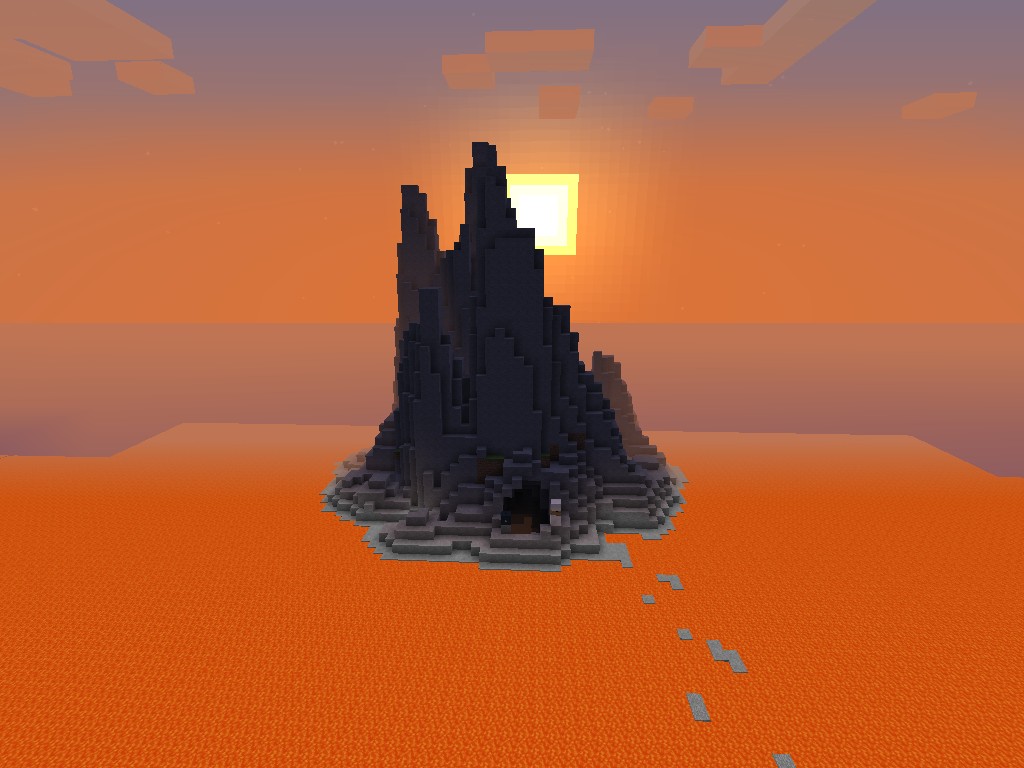 Lava lands survival Minecraft Map