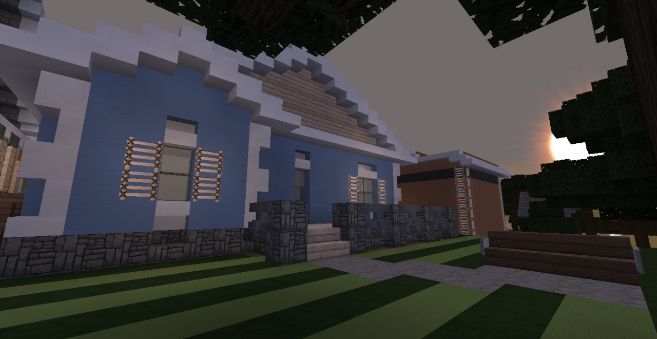 Craftsman Bungalow Minecraft Map