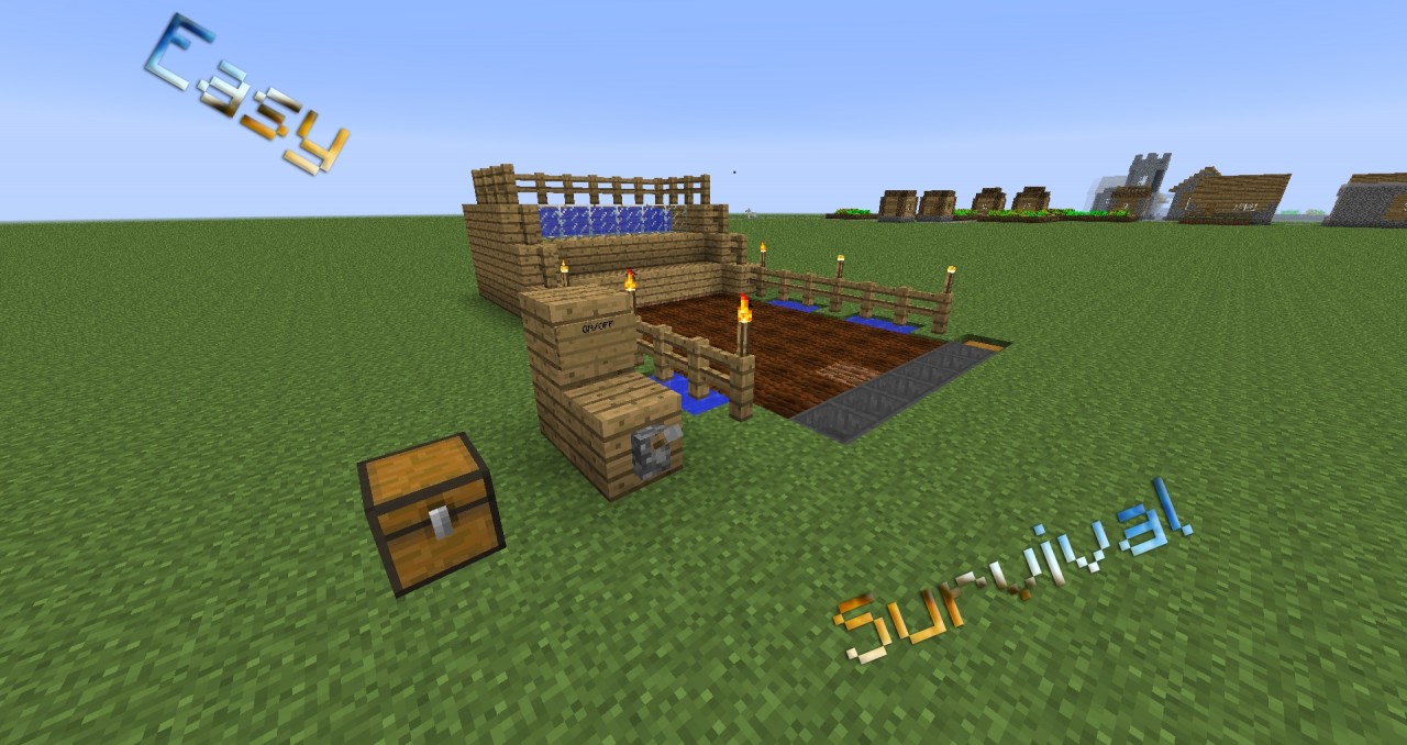 Planting of wheat automatic Minecraft Map