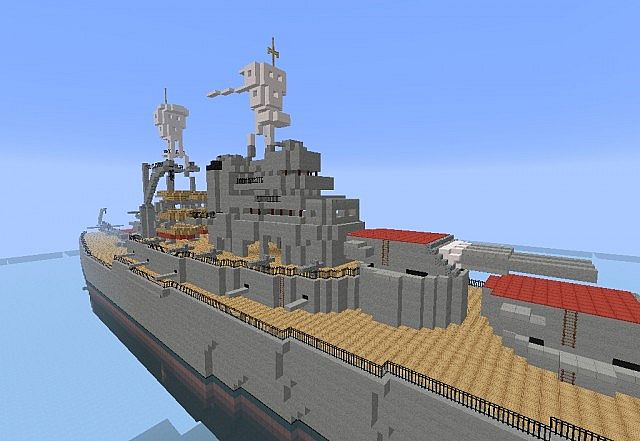 USS Arizona BB-39 Minecraft Map