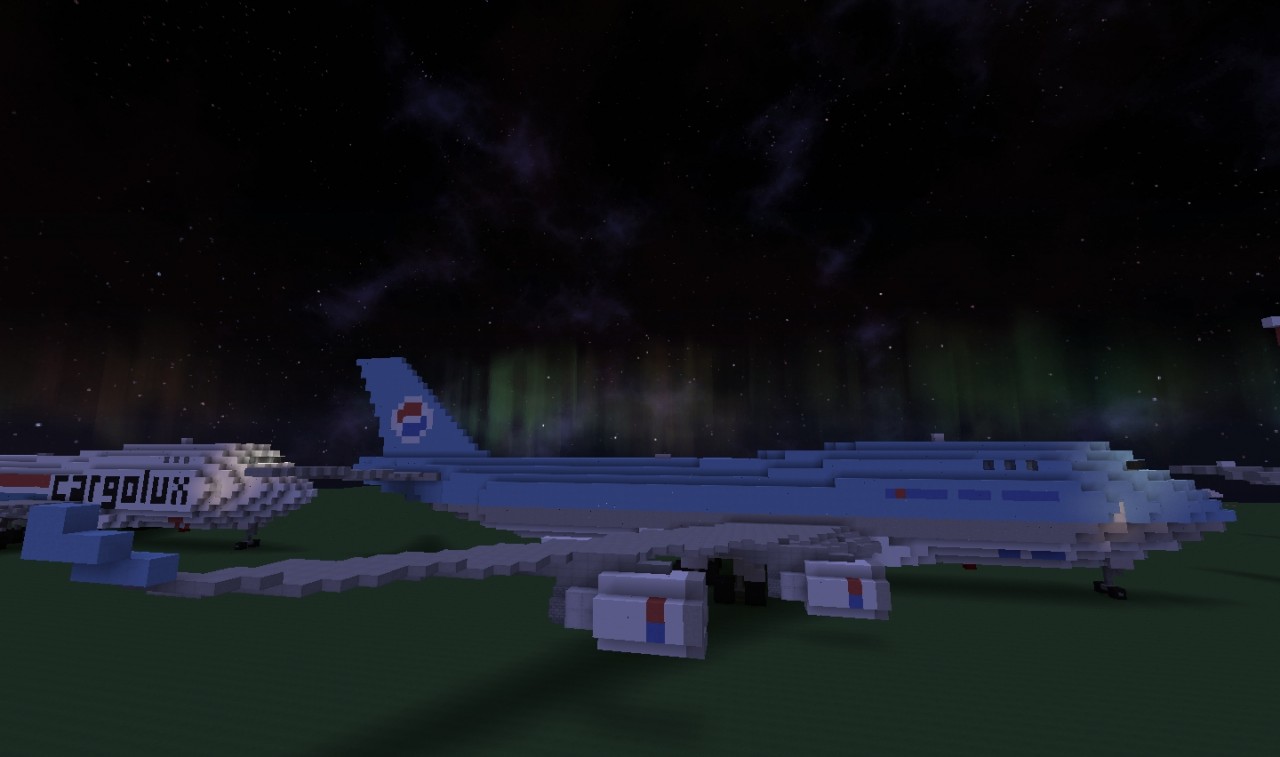 [Airplane] Boeing 747-400 (744) Minecraft Map
