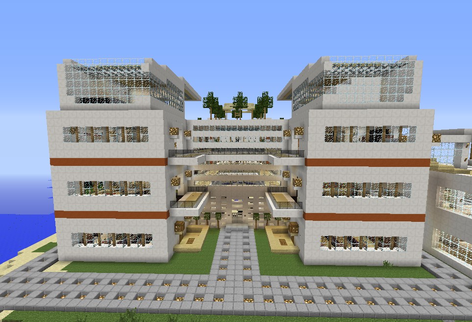 Solarium luxury house Minecraft Map