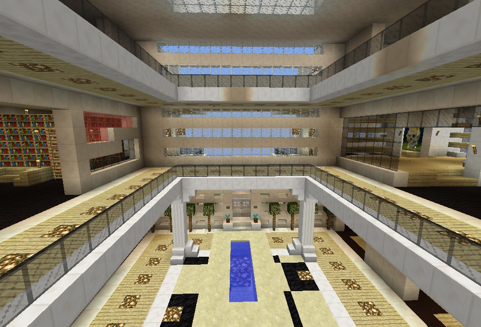 Solarium luxury house Minecraft Map
