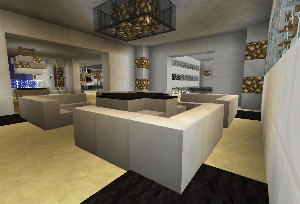 Solarium luxury house Minecraft Map