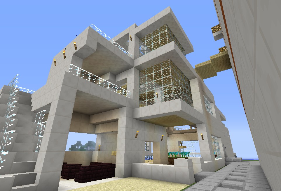 Solarium luxury house Minecraft Map