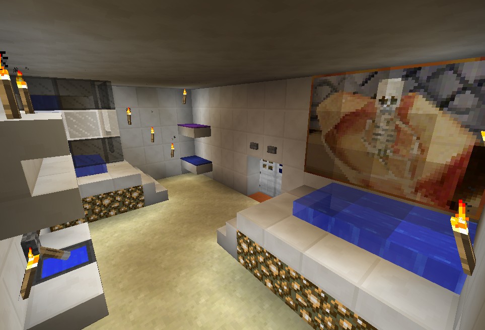 Solarium luxury house Minecraft Map