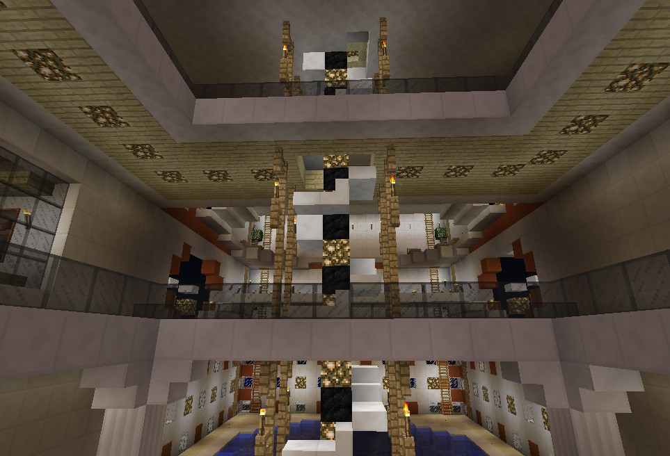 Solarium luxury house Minecraft Map