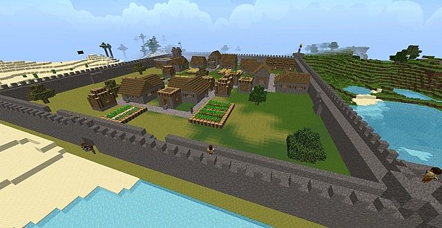 Village Fort Minecraft Map