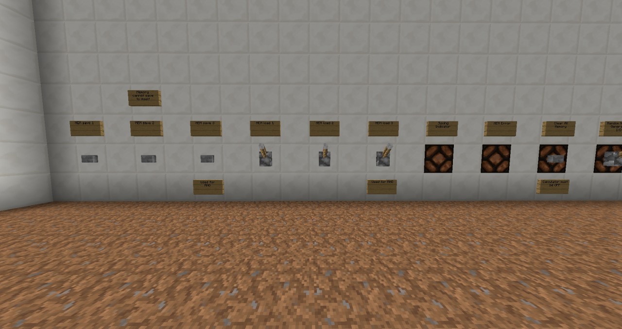 Minecraft Calculator Minecraft Map