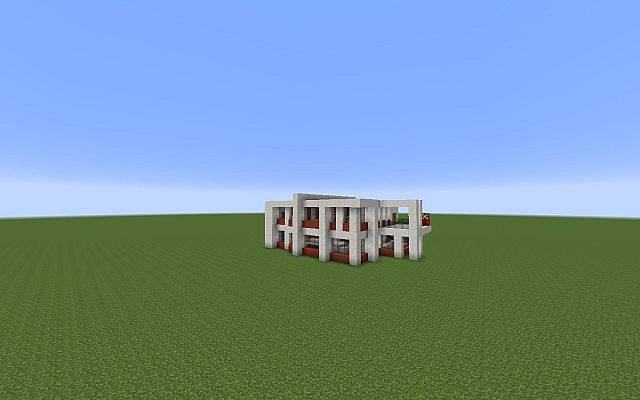 World Of Red: Modern House 1 Minecraft Map