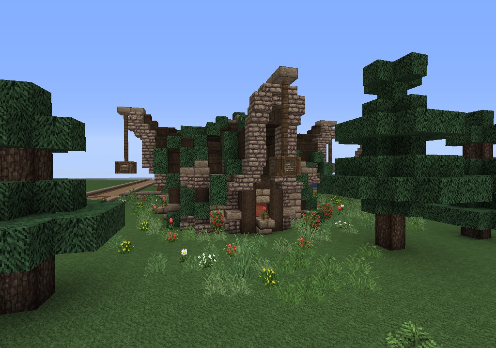 Small Fantasy/Medieval House Minecraft Map
