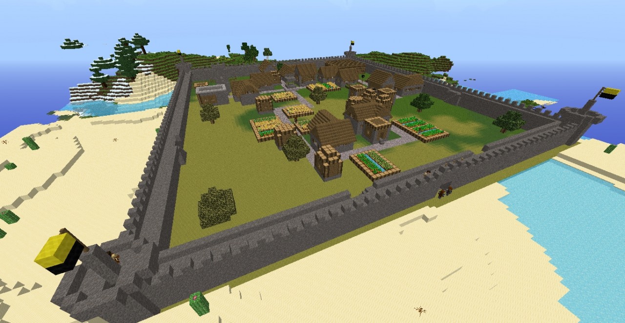 Village Fort Minecraft Map