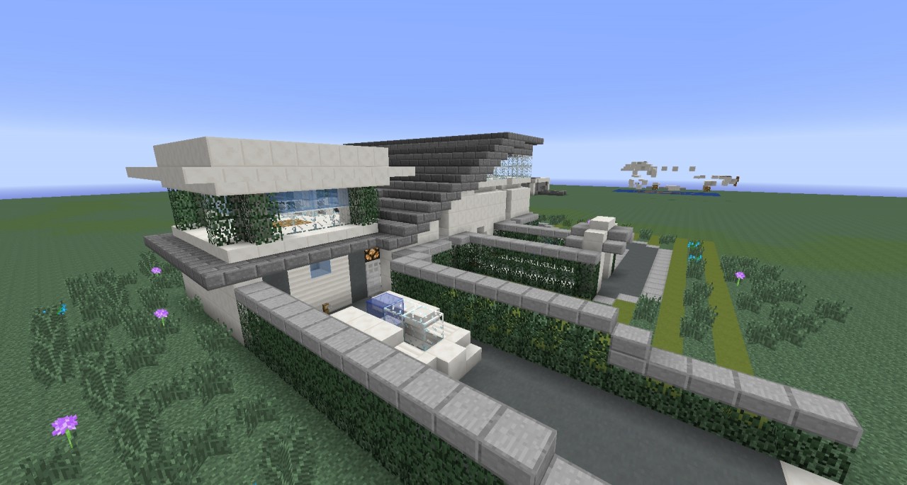 Retro Futuristic Home Minecraft Map