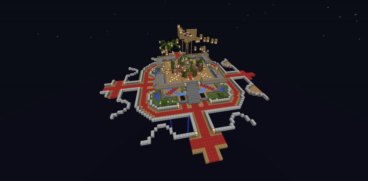 Multiplayer spawn server Minecraft Map