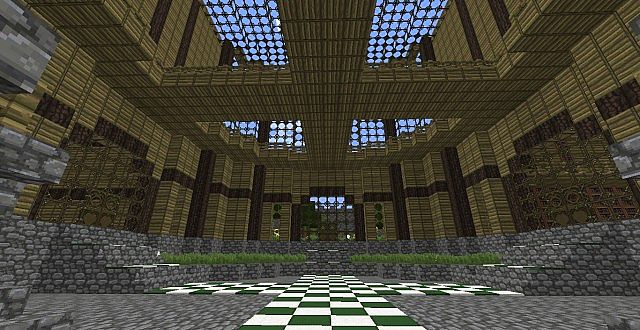 Oak Leaf Manor (The result of my boredom) Minecraft Map