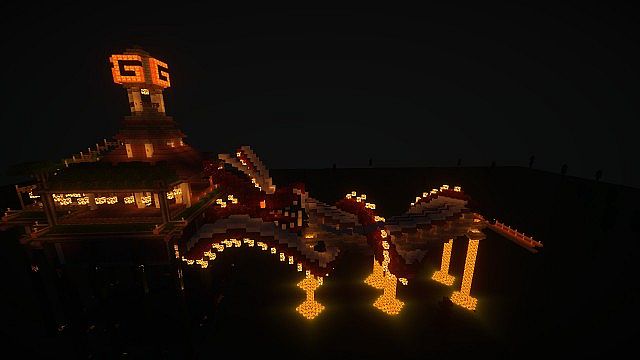 Dragon-Nature House for GommeHD Minecraft Map