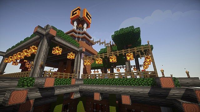 Dragon-Nature House for GommeHD Minecraft Map