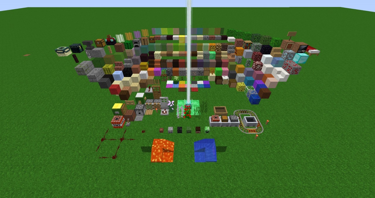 Every Minecraft Block (Resource Pack Reviewer) Minecraft Map