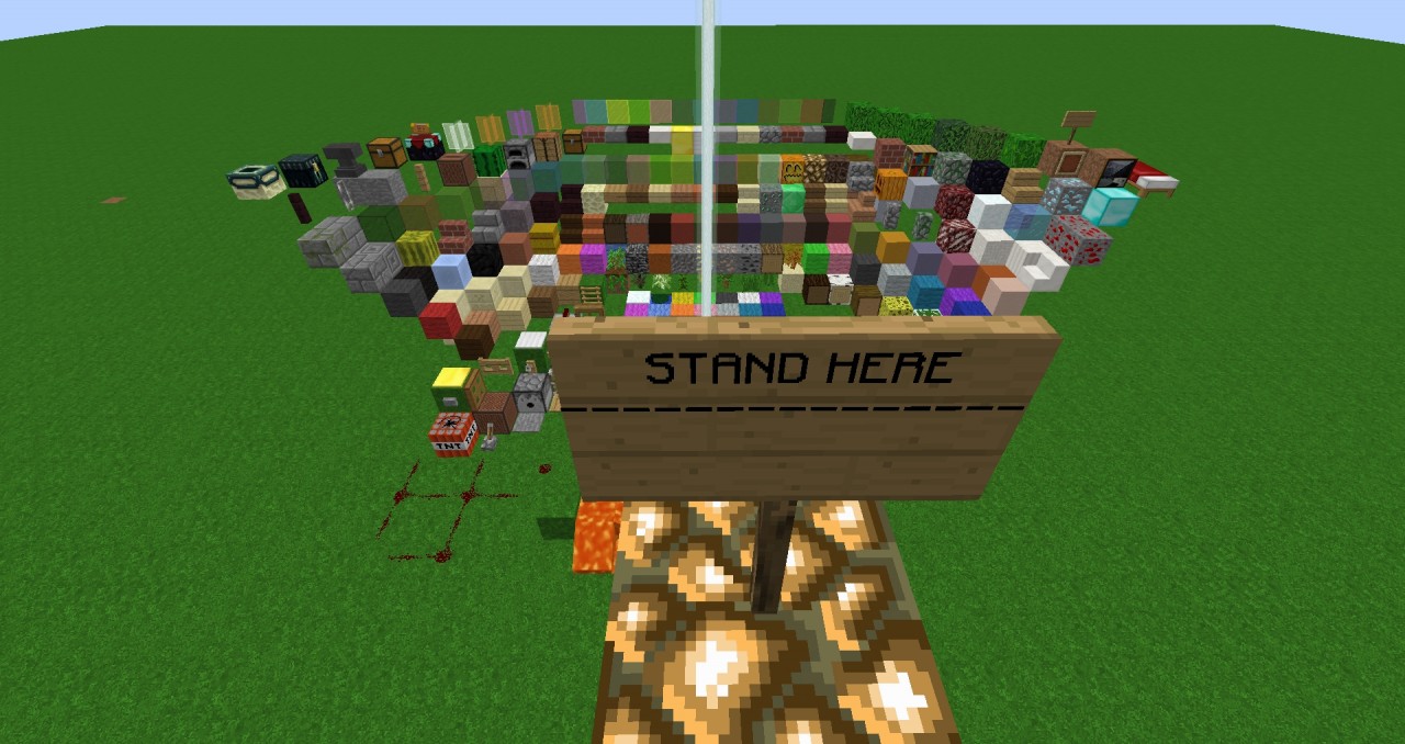 Every Minecraft Block (Resource Pack Reviewer) Minecraft Map