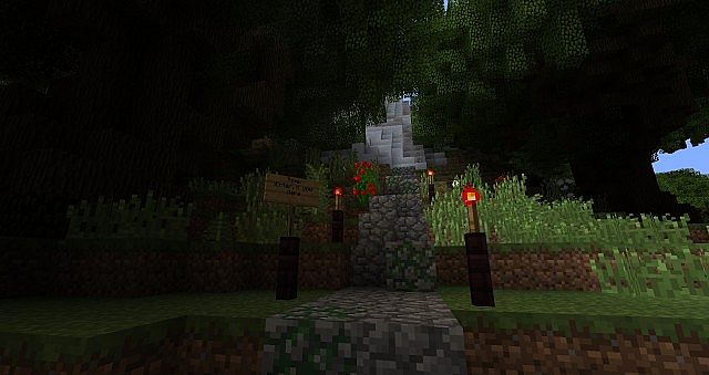 A tourist village in the clouds or is it something else... Minecraft Map