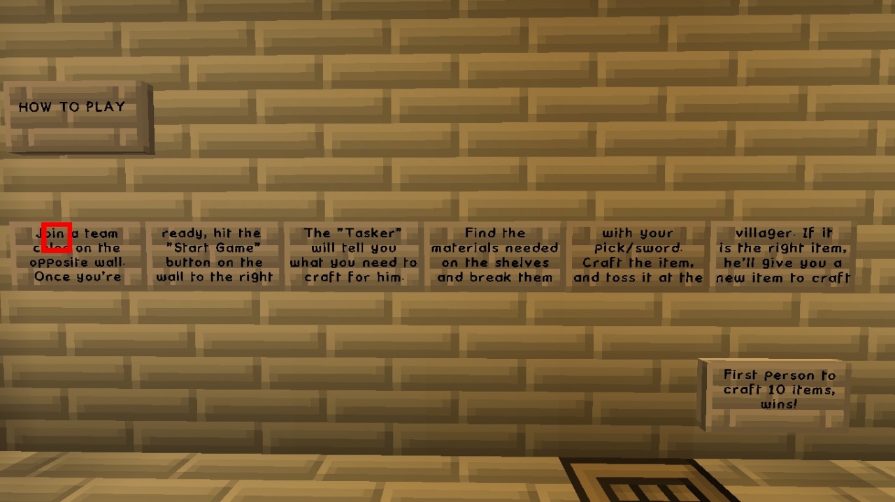 Task Manager - Minigame Minecraft Map