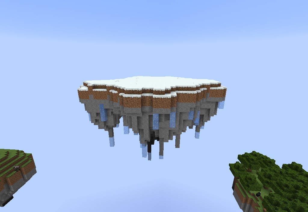 Snowy Sky Island Minecraft Map