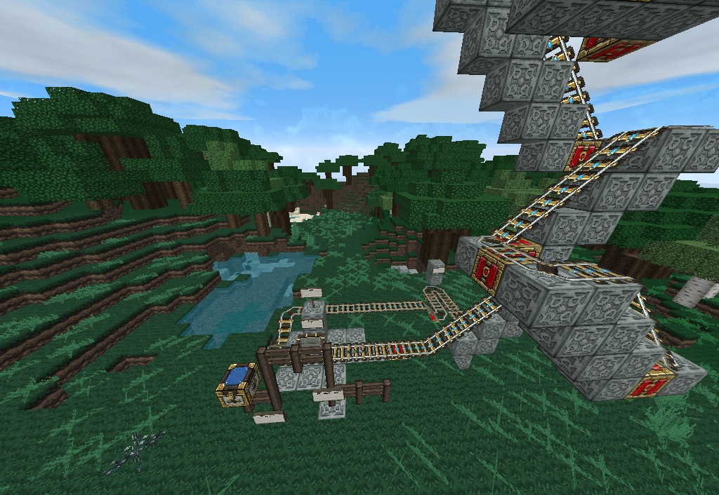 Rollercoaster Minecraft Map
