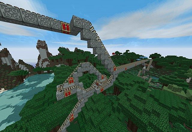 Rollercoaster Minecraft Map