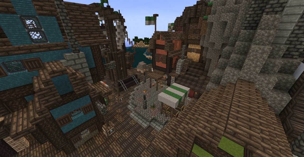 Dortule Trader's Town Minecraft Map