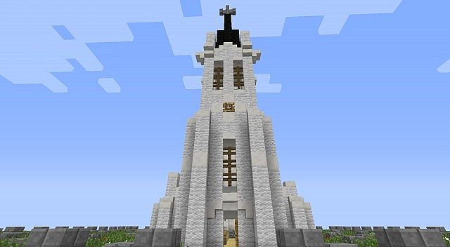 Town Church (with graveyard) Minecraft Map
