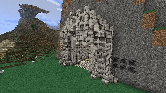 Dwarf City Entrance Minecraft Project