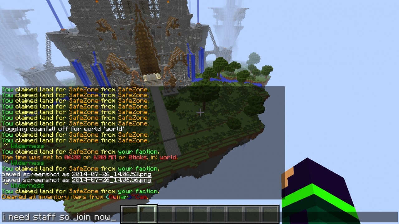 JustMineIt - Factions - PvP - Plots coming soon - Survival Games coming ...