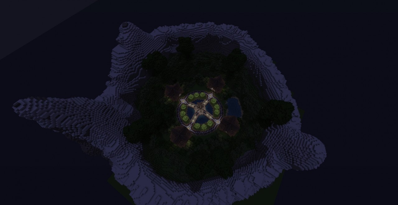 Simple Server Hub spawn Minecraft Map