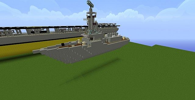 Modern Military vessle Minecraft Map