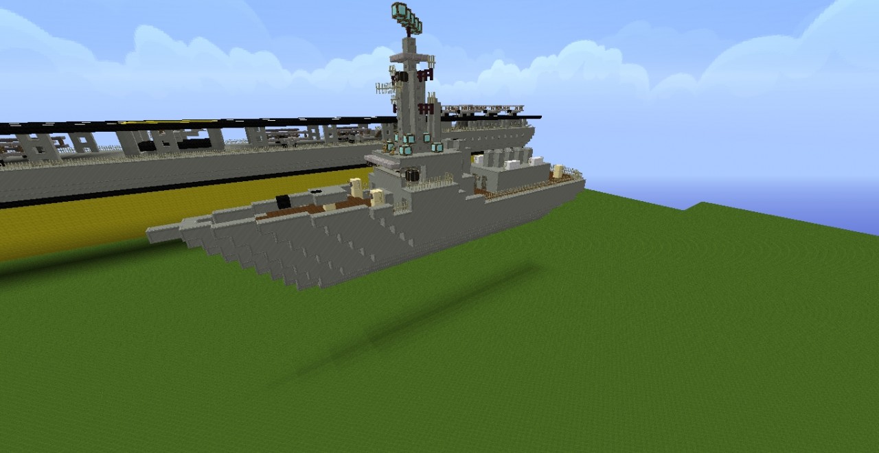 Modern Military vessle Minecraft Map