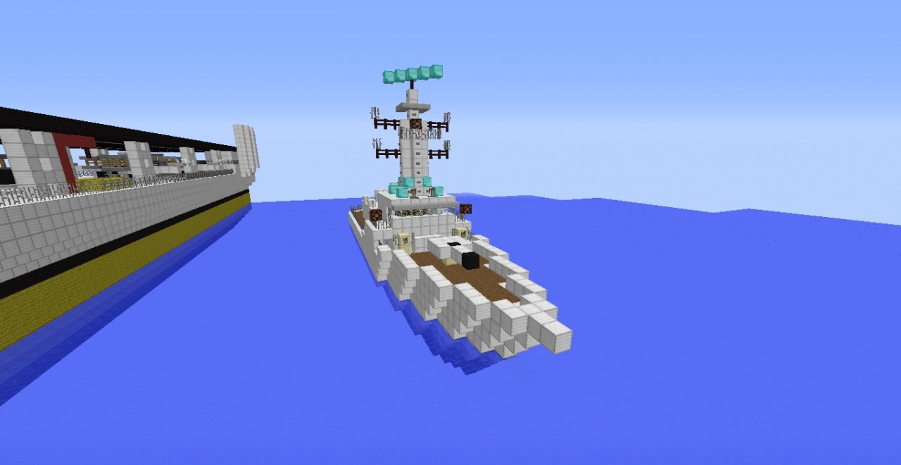 Modern Military vessle Minecraft Map