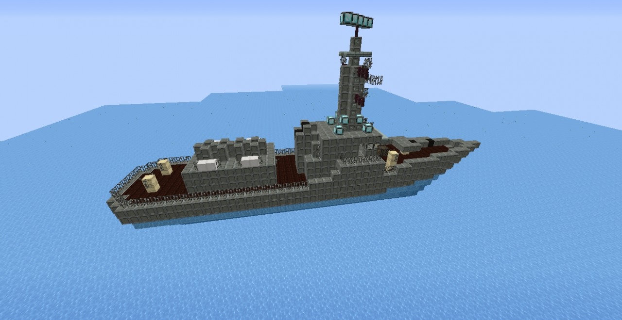 Modern Military vessle Minecraft Map