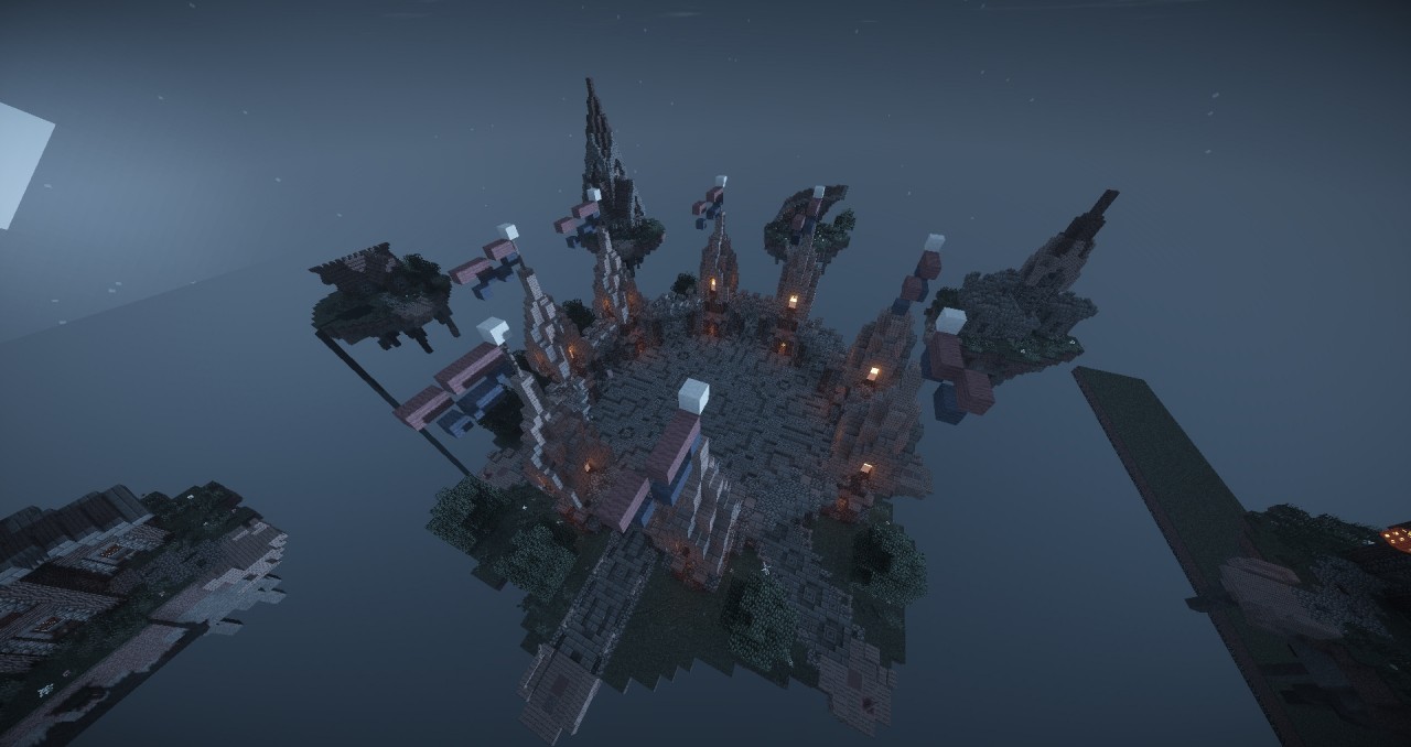 Medieval/Fantasy Server Hub Minecraft Map