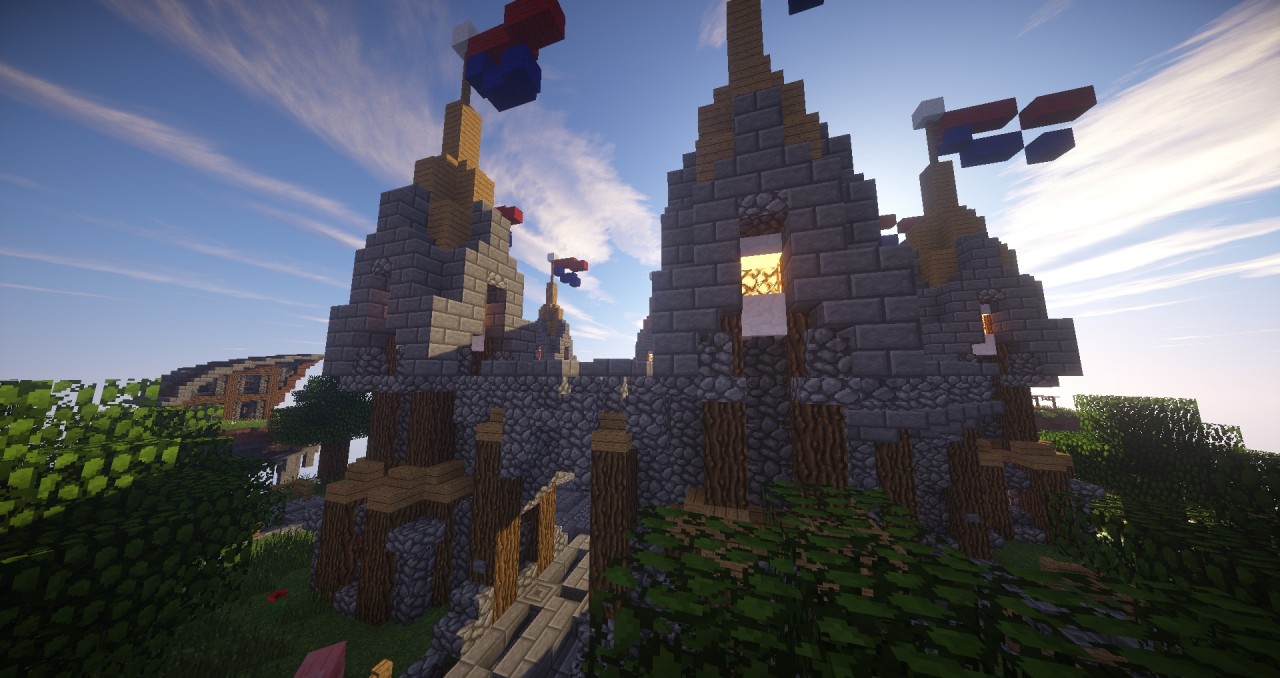 Medieval/Fantasy Server Hub Minecraft Map