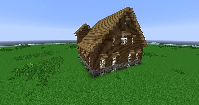 Raised Wood Cabin With Porch Minecraft Map