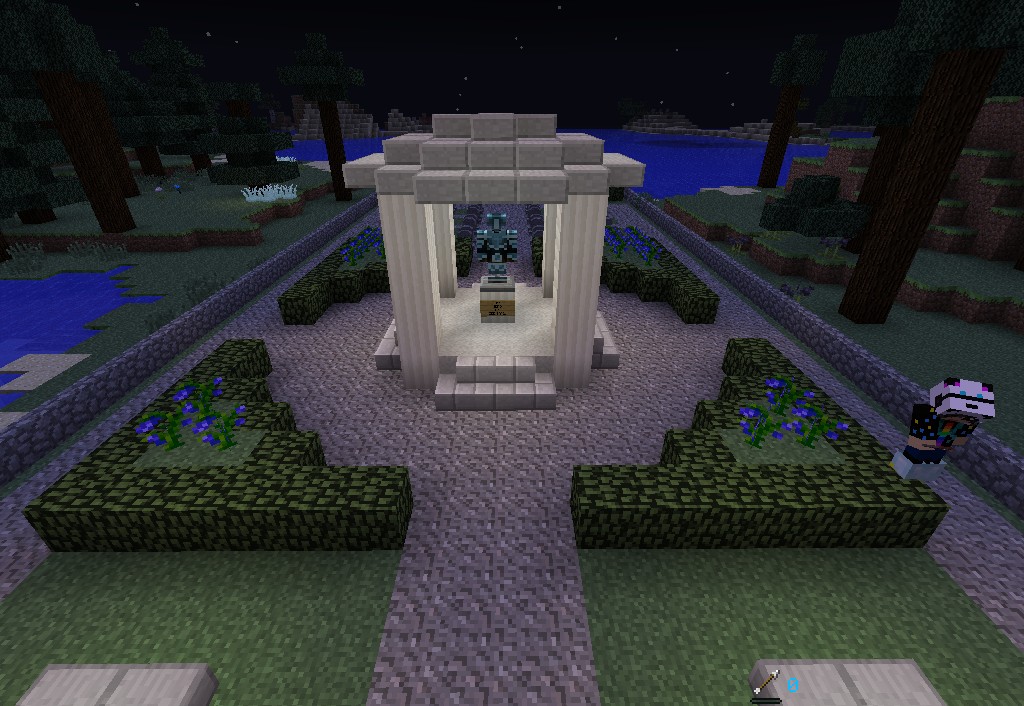 hero's garden cemetery Minecraft Map
