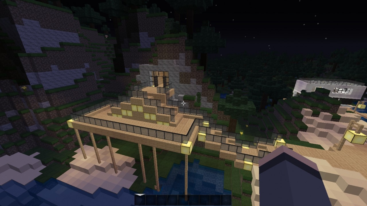 Huge house inside the mountain! [Download] Minecraft Map