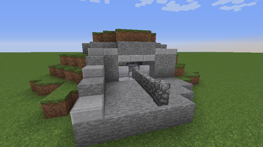 H677 Heavy Enfilade 88mm Gun Casemate (1.8+) Minecraft Map