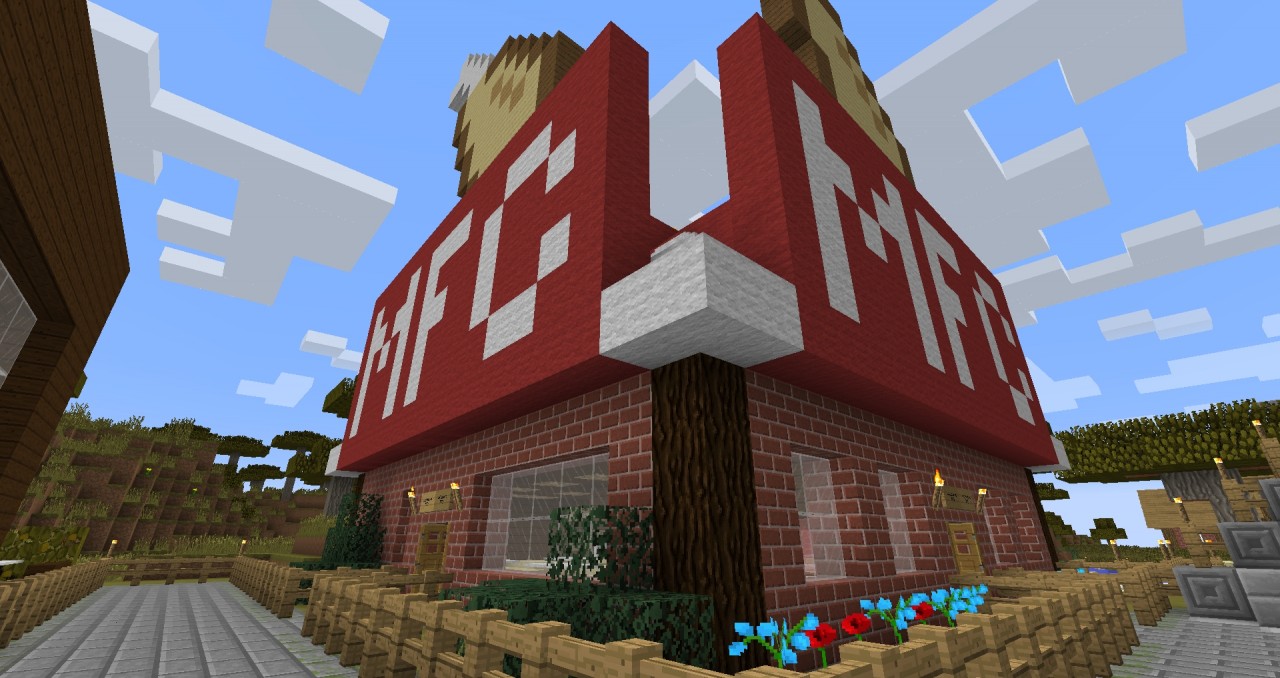 MFC (KFC) - Minecraft Fried Chicken (HotBlockMC.com) Minecraft Map