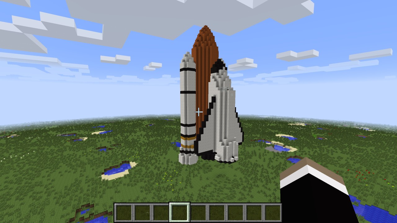 {Atlantis Space Shuttle} Minecraft Map