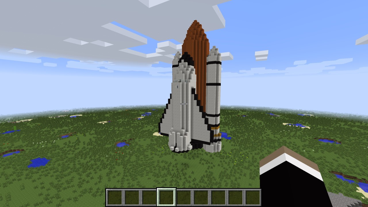 {Atlantis Space Shuttle} Minecraft Map