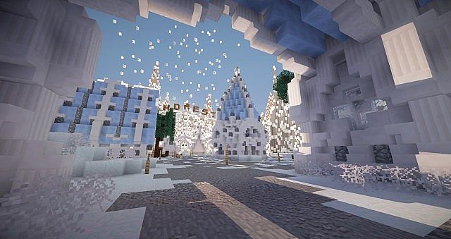 [Comission] Winter Spawn Minecraft Map