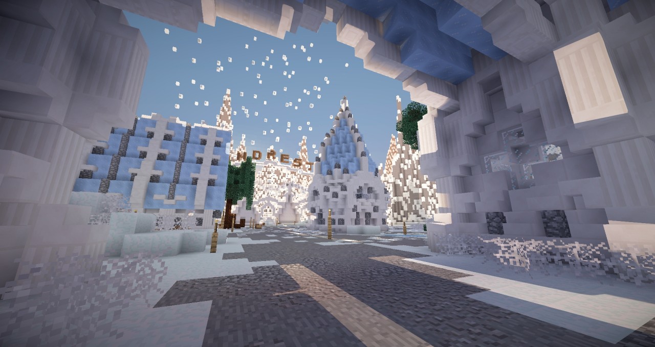 [Comission] Winter Spawn Minecraft Map
